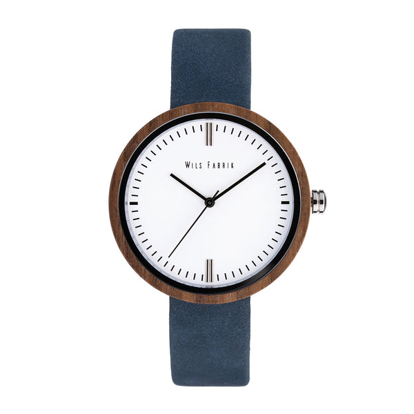 Zeon Blue Wood watch - Wils Fabrik